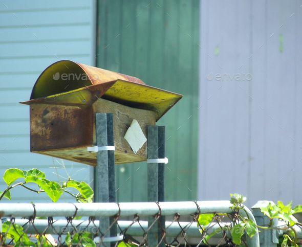 Old rusty vintage letterbox mailbox Stock Photo by iheartcreative ...