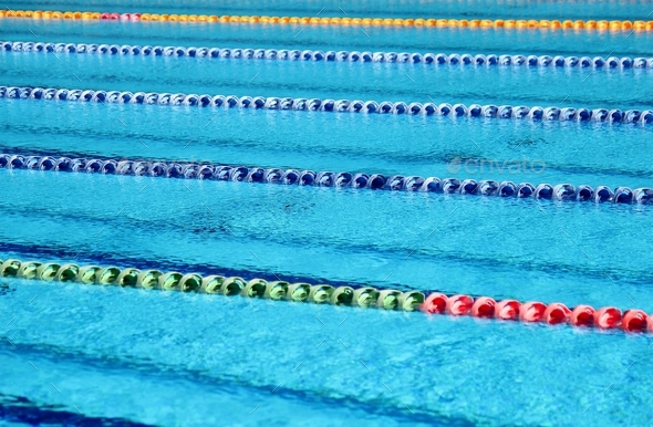 Swimming pool lanes Stock Photo by iheartcreative | PhotoDune