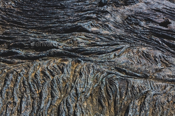 Cool textures of cooled lava rock formations in Iceland Stock Photo by ...