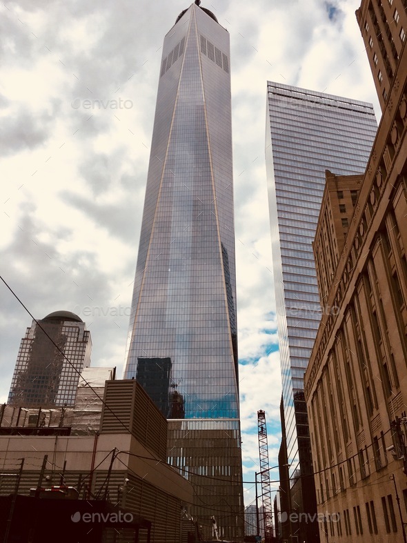 Urbanization, city living, tall buildings, architecture, moody city ...