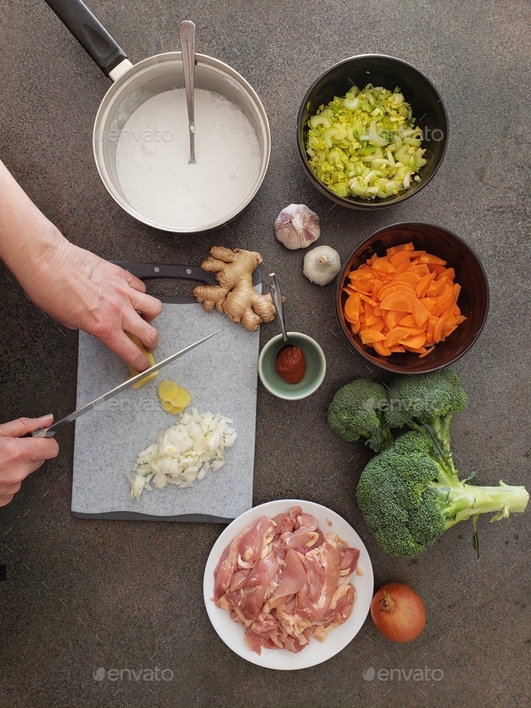 Overhead food preparation Stock Photo by polga2 | PhotoDune
