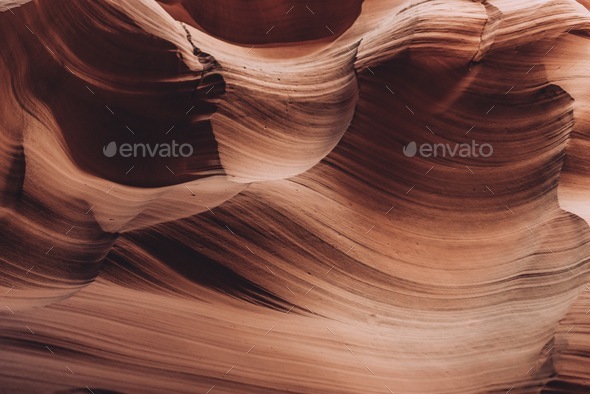 Textured background of a smooth canyon wall with earthy colors Stock ...