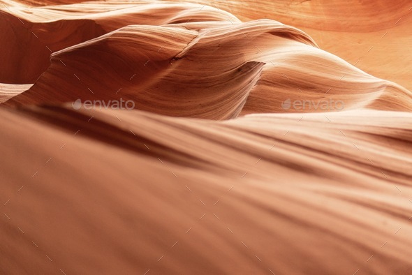 Smooth natural sandstone canyon texture background Stock Photo by Elisall
