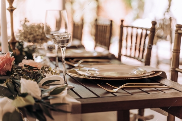 Fancy Formal table setting event decor Stock Photo by Elisall | PhotoDune