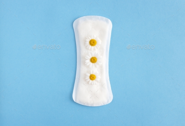 Feminine healthcare. Intimate hygiene daily pad for women's health ...