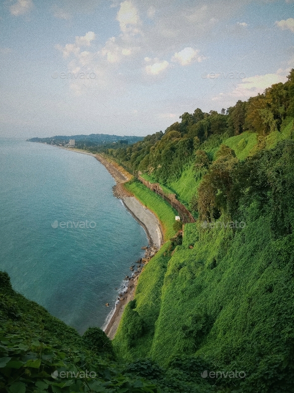 Nature. Colorful nature. World. Sea. Greenery Stock Photo by tamaraelnova