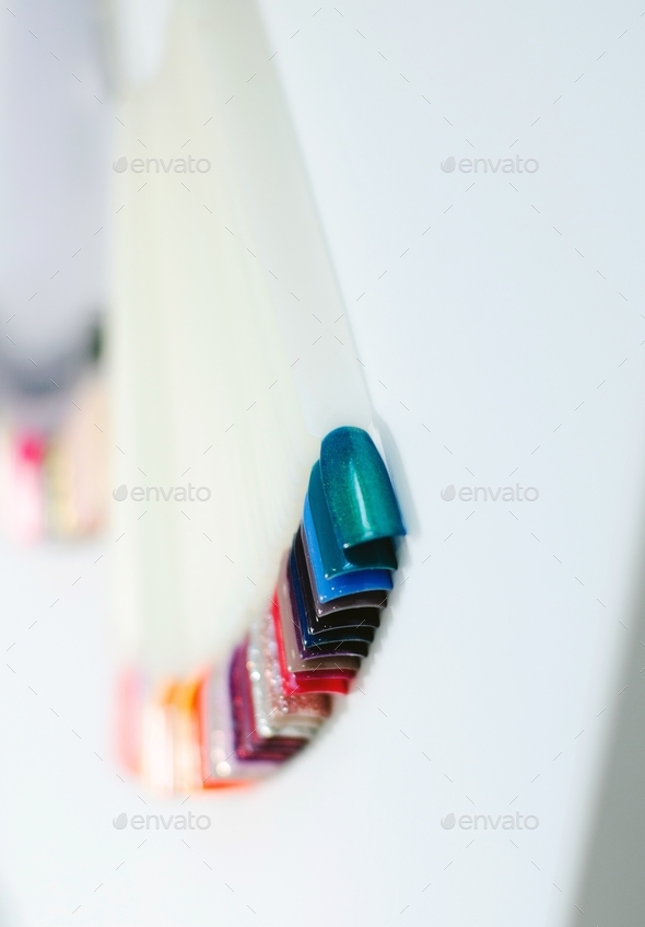 Nail salon. Color palette Stock Photo by tamaraelnova | PhotoDune