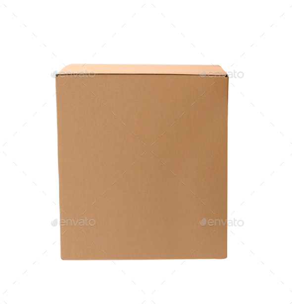 simple brown carton box Stock Photo by photobalance | PhotoDune