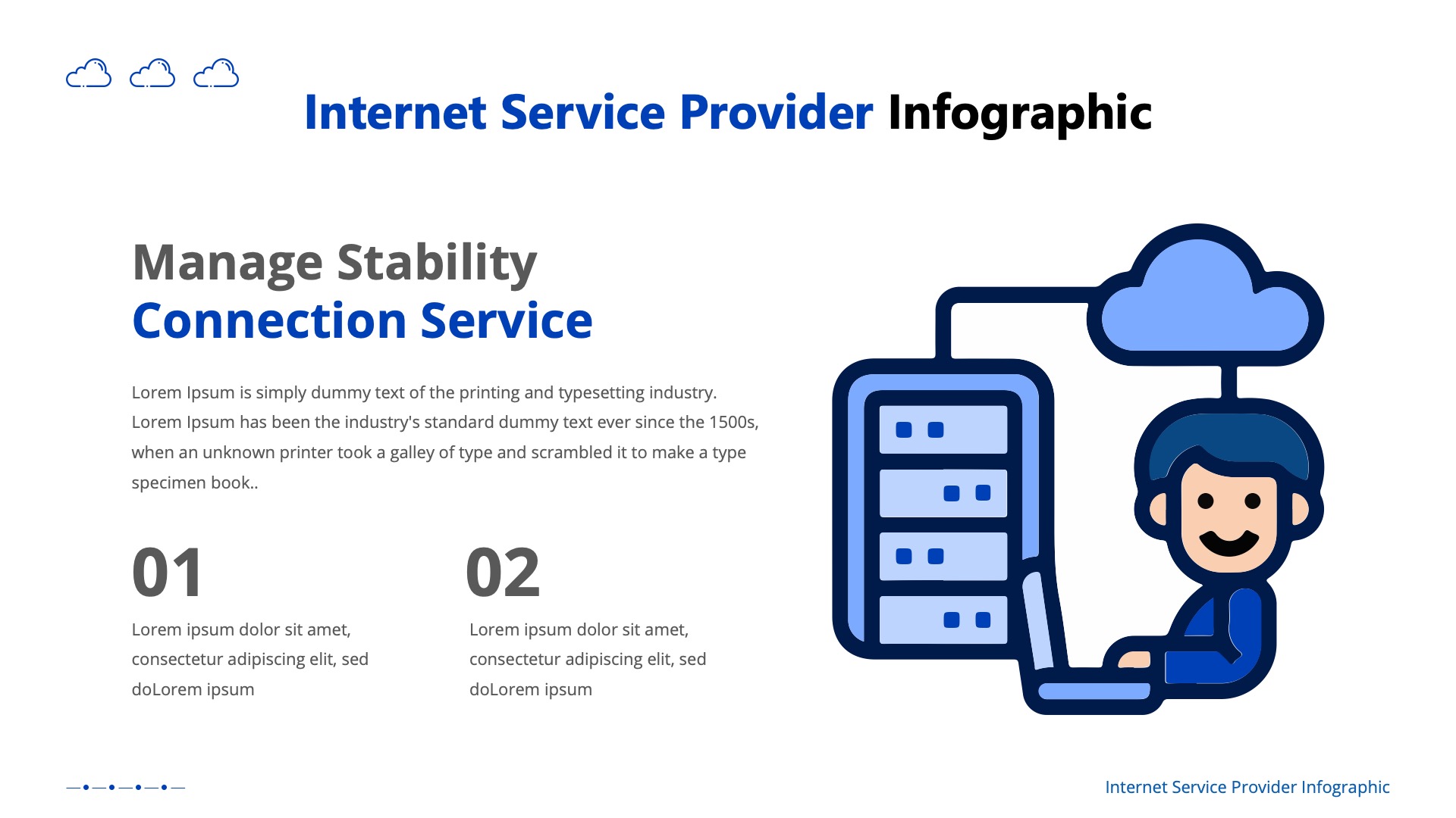 Internet Service Provider Infographic PowerPoint, Presentation Templates