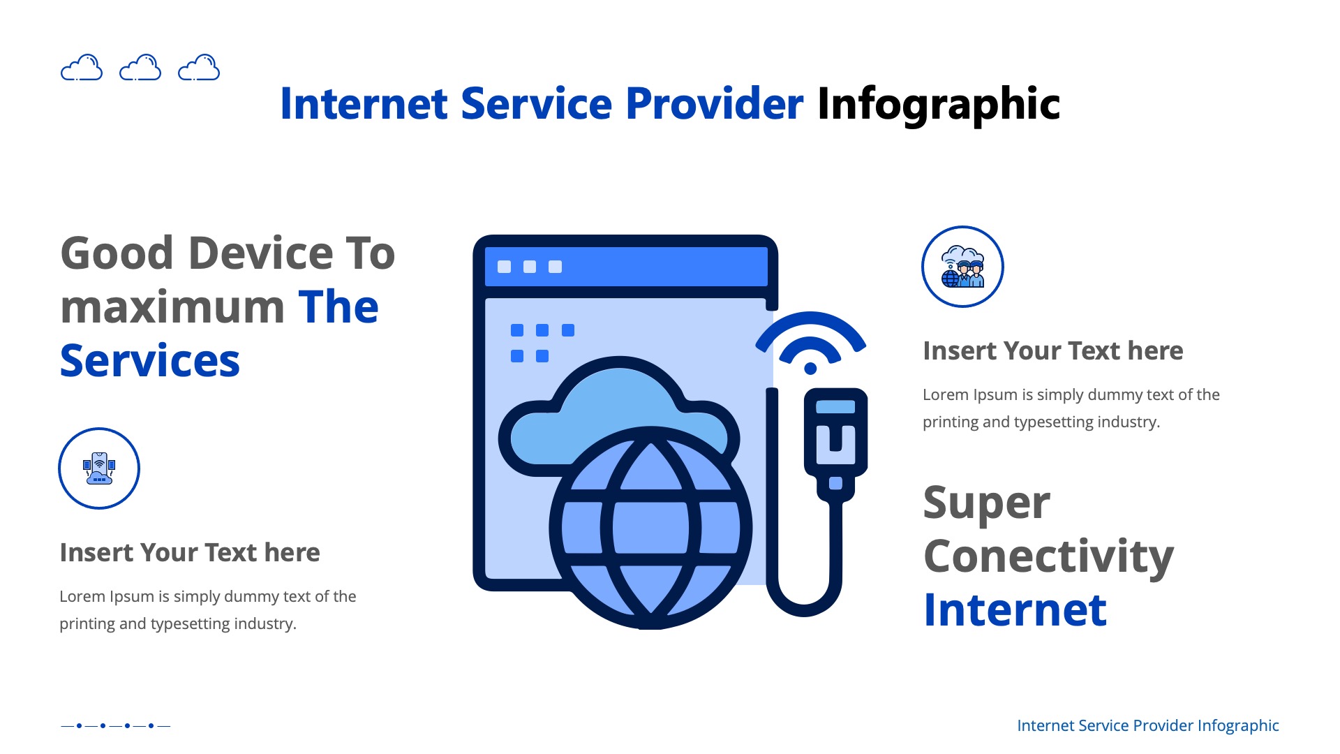 Internet Service Provider Infographic PowerPoint, Presentation Templates