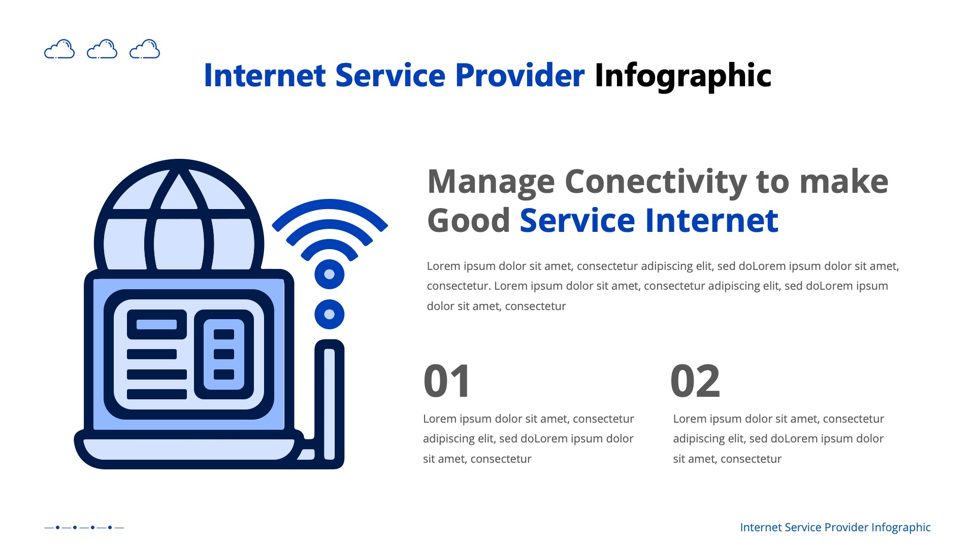 Internet Service Provider Infographic PowerPoint, Presentation Templates
