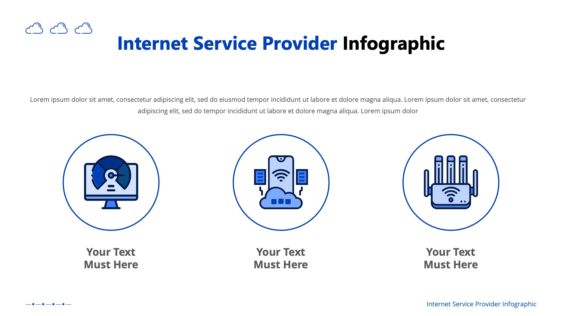 Internet Service Provider Infographic PowerPoint, Presentation Templates