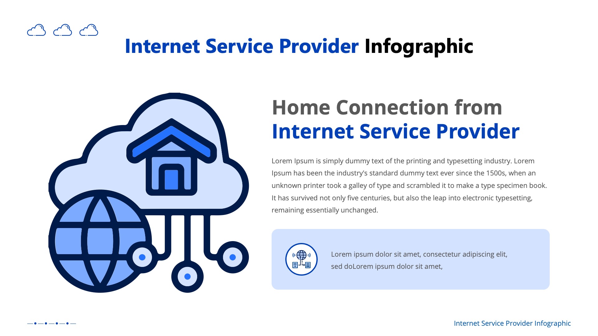 Internet Service Provider Infographic Google Slides, Presentation Templates