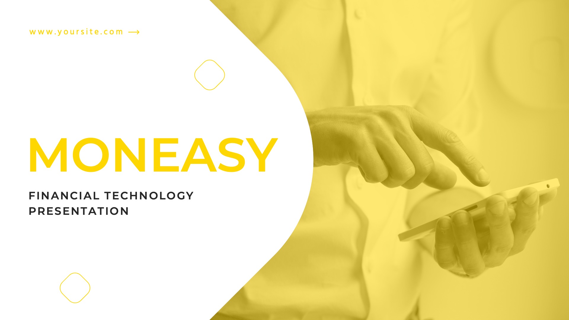 Moneasy - Financial Technology Presentation Keynote, Presentation Templates