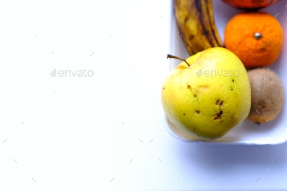Spoiled old decayed damaged ugly rotten fruit. Stock Photo by ...