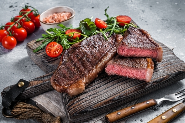 Grilled Top sirloin beef steak or brazilian Picanha, roasted meat Stock ...