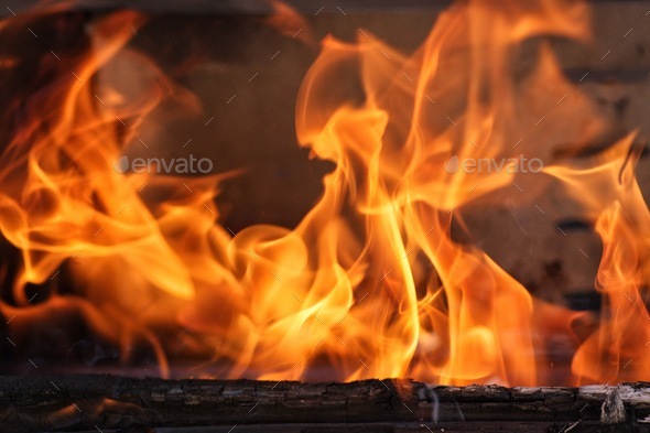 Pit fire flame Stock Photo by dabobabo | PhotoDune