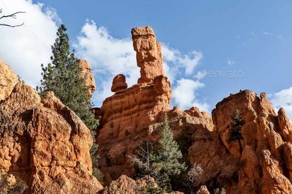 Hoodoo rocks in Utah, travel destination in USA Stock Photo by ...