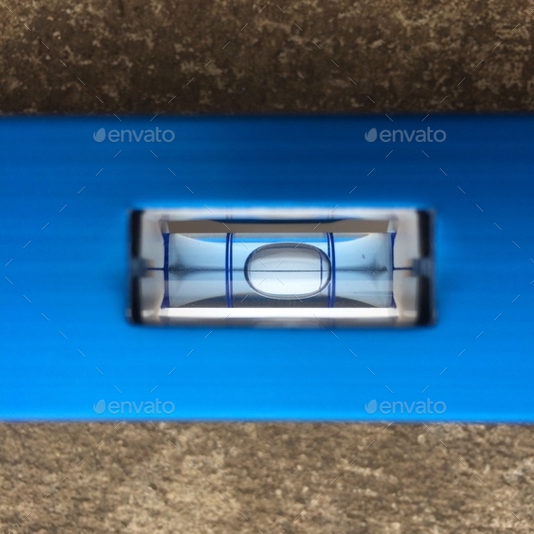 blue aluminum carpenter's Level Stock Photo by naokawa | PhotoDune