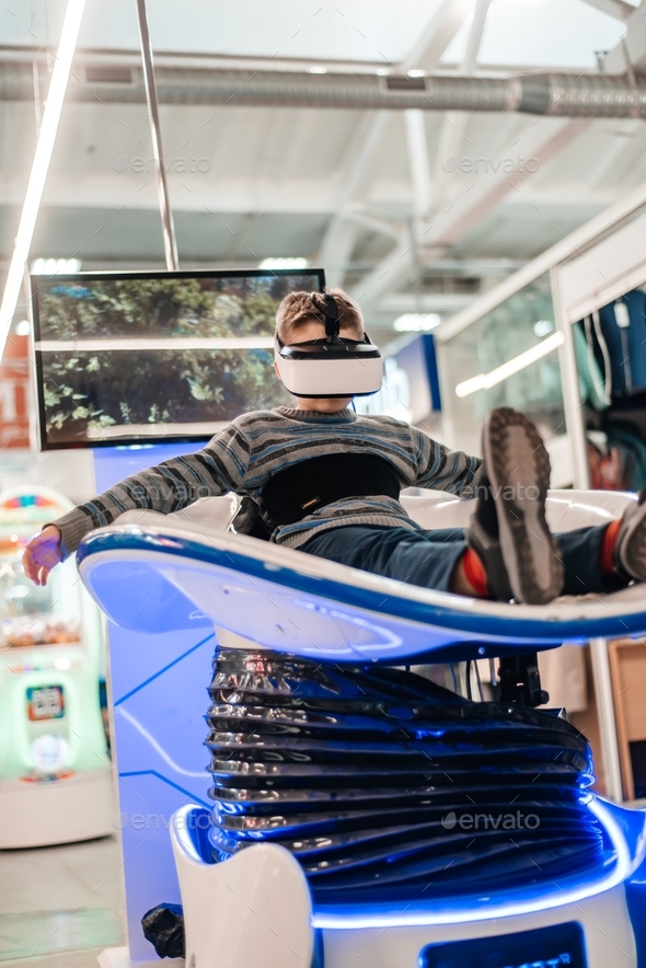 Boy, virtual reality, computer games, virtual, virtual glasses, unreal ...