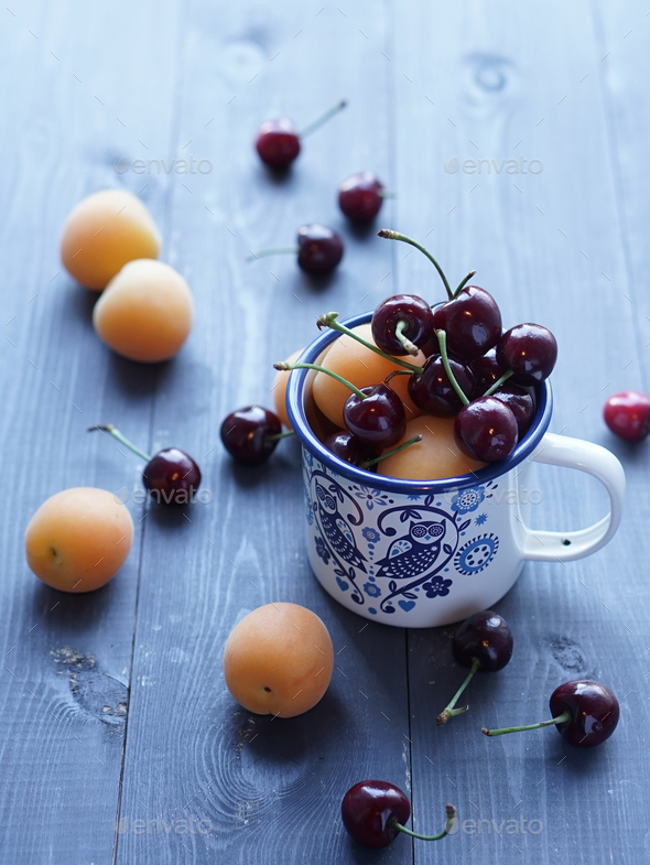 Cup of fruits and berries Stock Photo by lena_otvo | PhotoDune