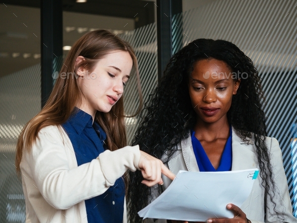Businesswoman caucasian white person female black South Africa ...