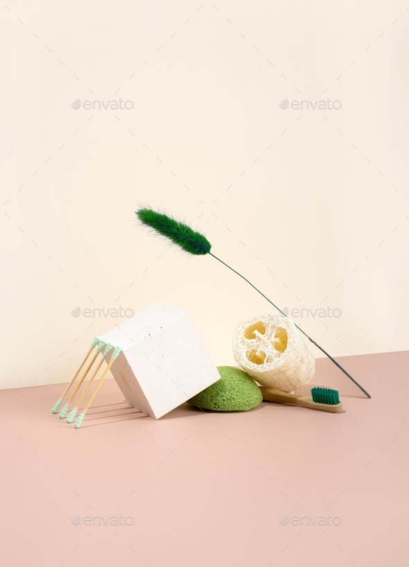 Modern still life. balancing. Isometric diagonal projection. geometric ...