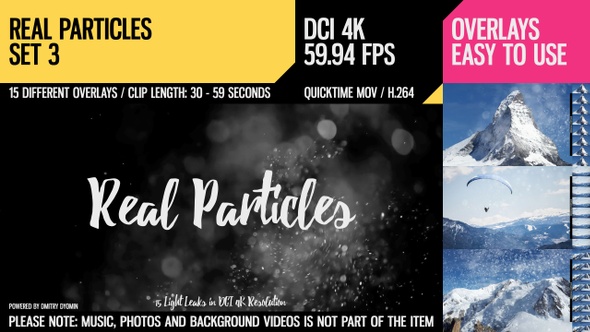 Real Particles (4K Set 3), Motion Graphics | VideoHive