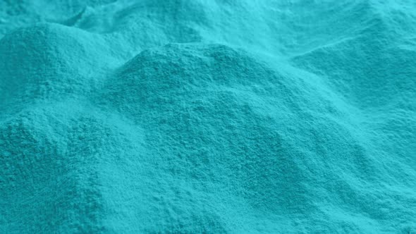 Moving Over Light Blue Powder, Stock Footage | VideoHive