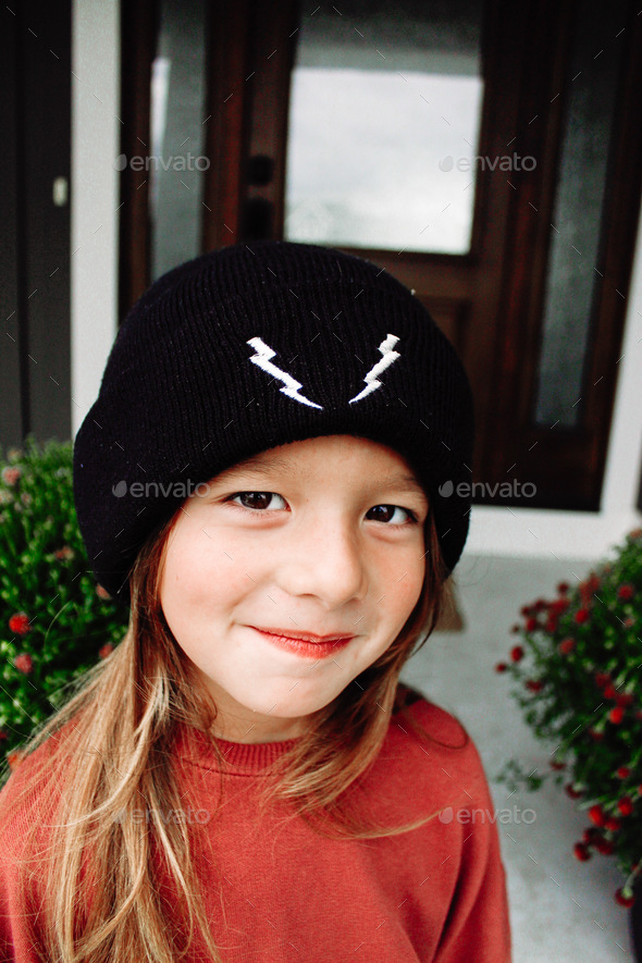 Girl trying not to smile Stock Photo by amyengelsman | PhotoDune