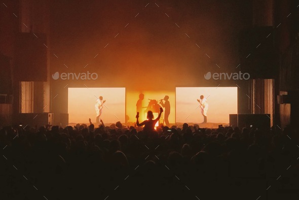 Music show at the M-Telus, Montreal Stock Photo by noux2rs | PhotoDune