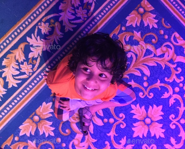 Happy kid at enchanted tales of Bella magic kingdom Disney Orlando ...