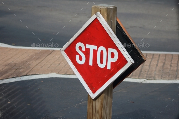 Stop sign on street Stock Photo by ashishk75 | PhotoDune