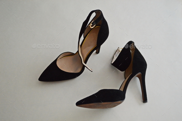 Black high heels on white background Stock Photo by vedrana2701 | PhotoDune