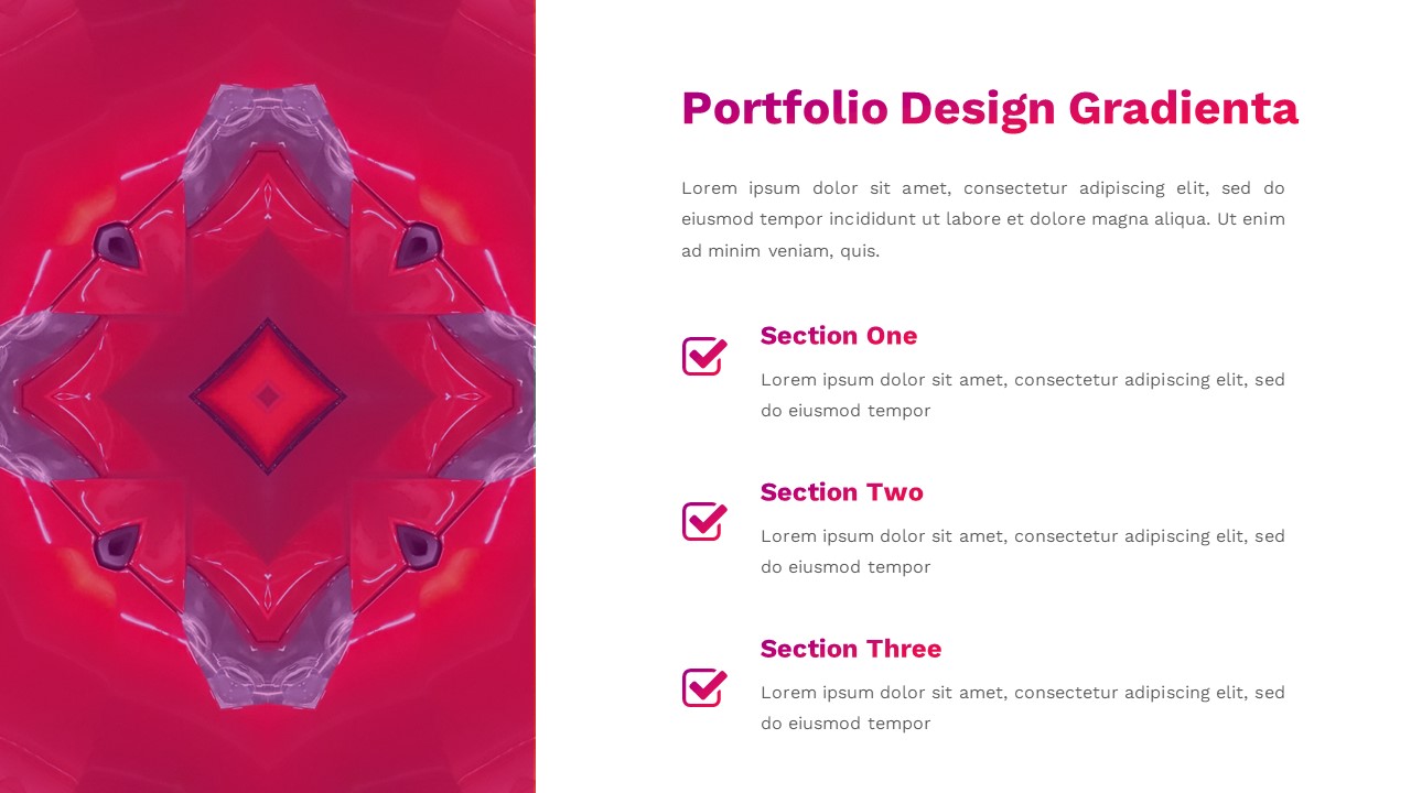 Gradienta - Creative Gradient Powerpoint Template, Presentation Templates