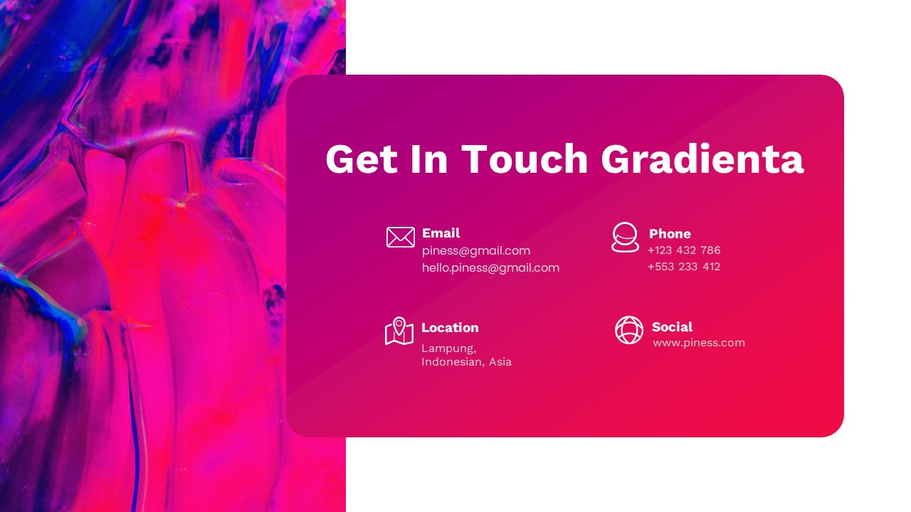Gradienta - Creative Gradient Google Slides Template by Sanstive ...