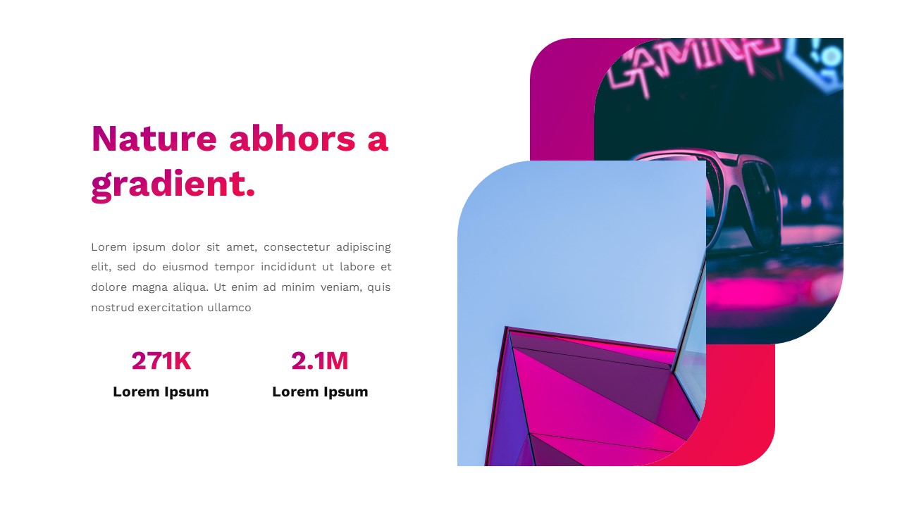 Gradienta - Creative Gradient Google Slides Template by Sanstive ...