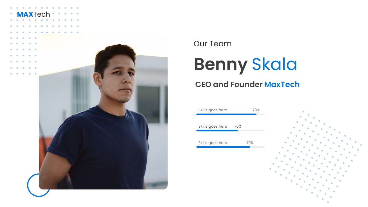 MaxTech - Business Presentation Keynote Template, Presentation Templates