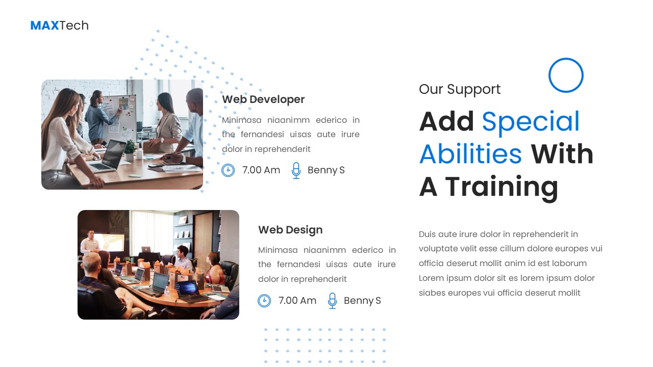 MaxTech - Business Presentation Keynote Template, Presentation Templates