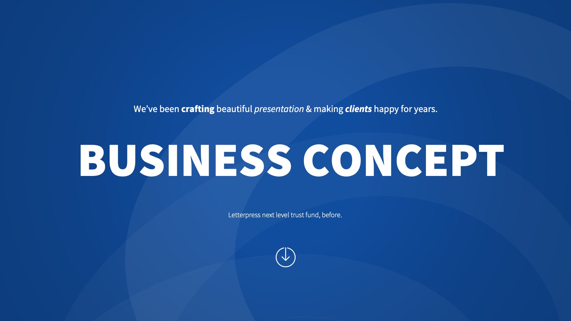 Business Concept - PowerPoint Infographics Slides, Presentation Templates