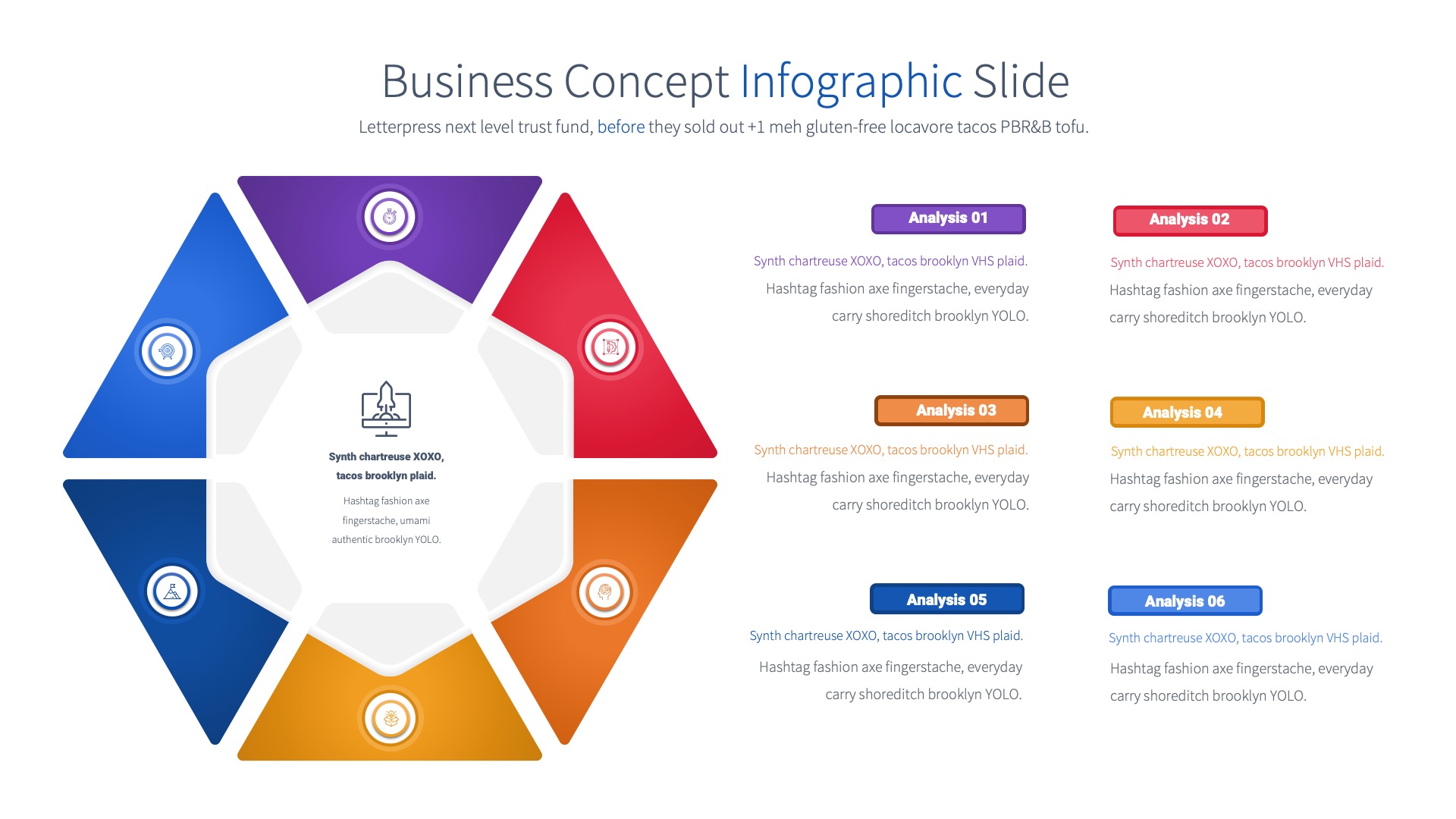 Business Concept - PowerPoint Infographics Slides, Presentation Templates