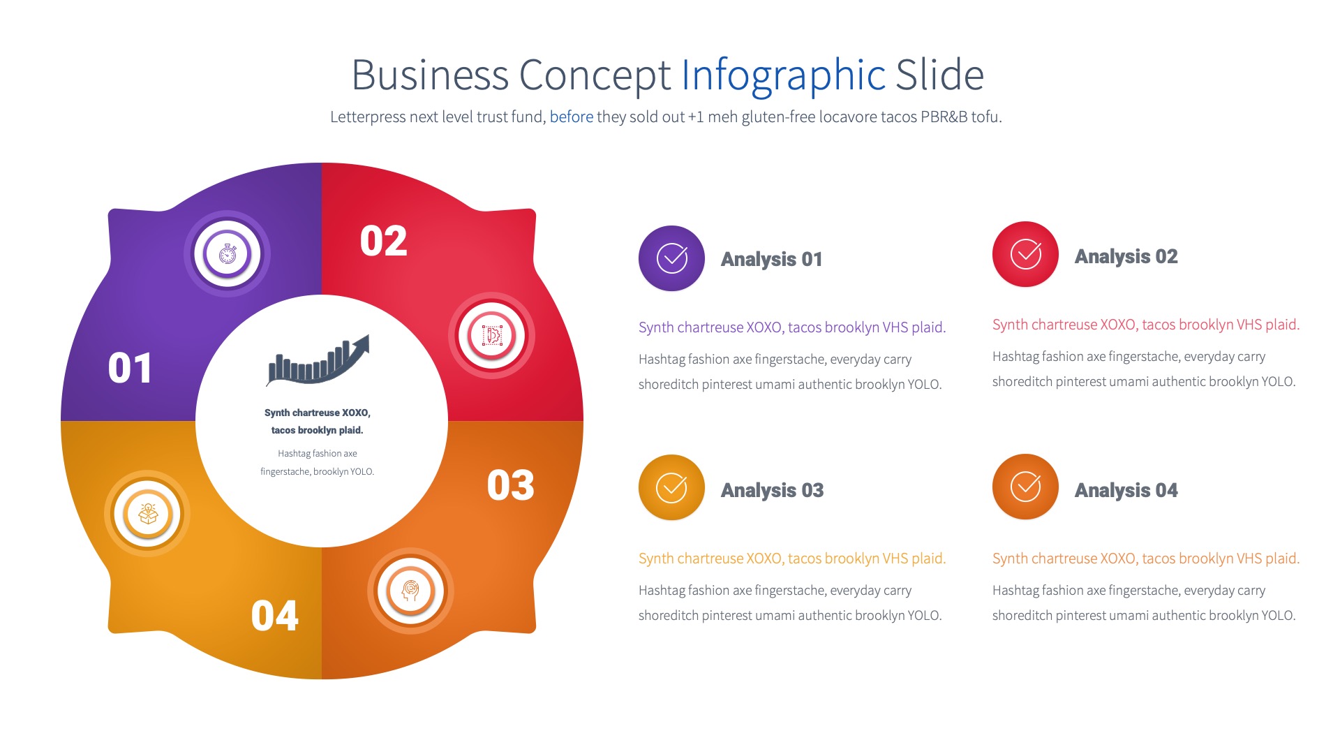 Business Concept - PowerPoint Infographics Slides, Presentation Templates