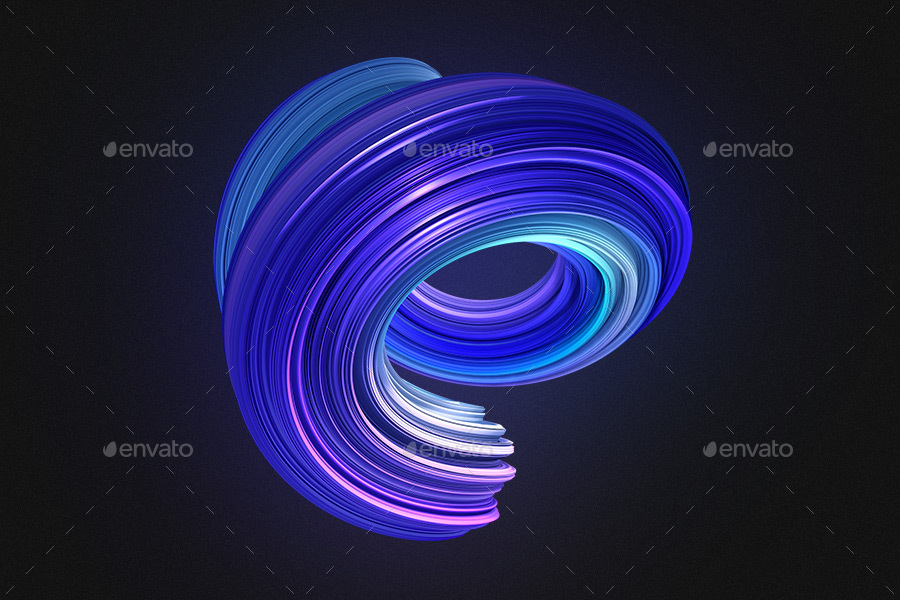 3D Liquid Twisted Transparent PNG Shapes, Graphics | GraphicRiver