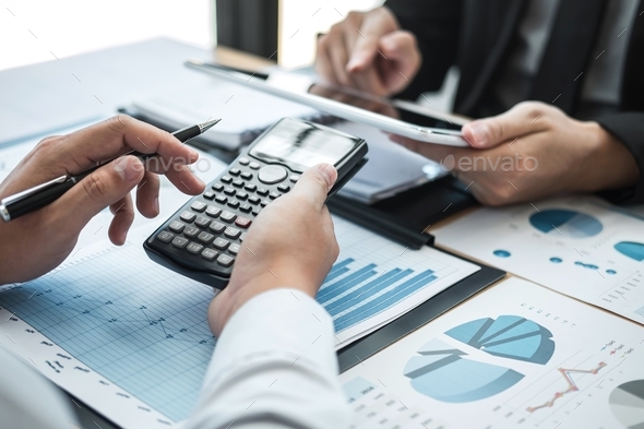 business making conversation with partner presentation project at ...