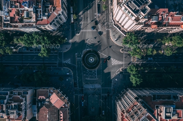 Street Bird's Eye View Stock Photo by Stock87 | PhotoDune