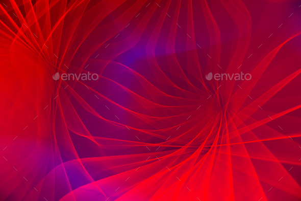 Abstract red and purple lit pattern, photograph created with slow ...