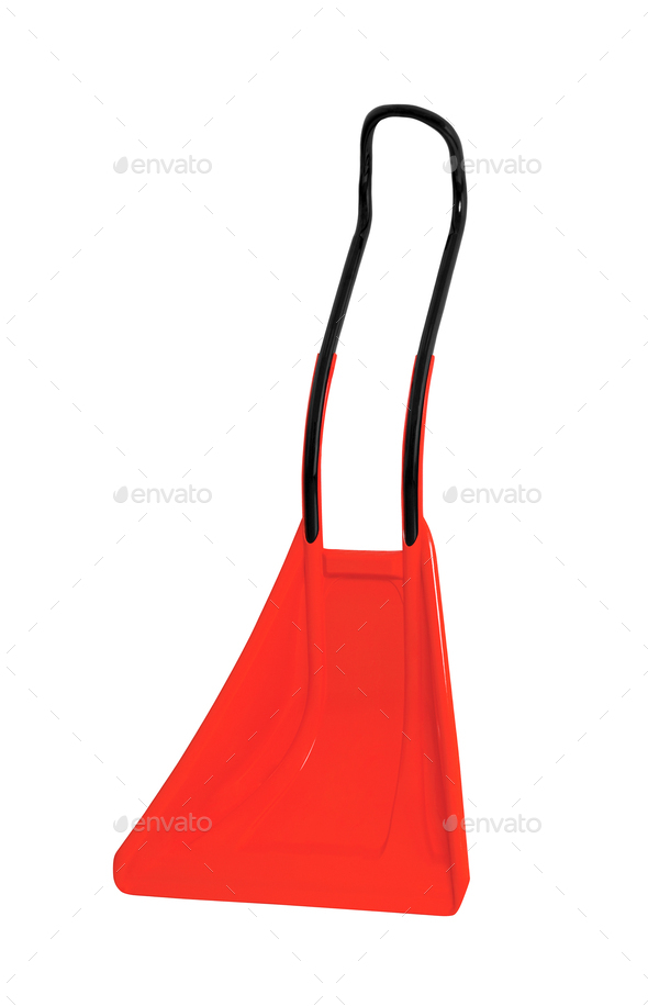 red snow shovel Stock Photo by ozaiachin | PhotoDune