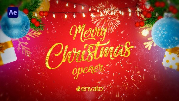 Happy New Year Intro | Merry Christmas Intro, After Effects Project Files