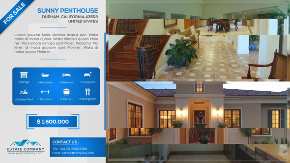 Real Estate - Multiple Property | Premiere Pro, Premiere Pro Templates