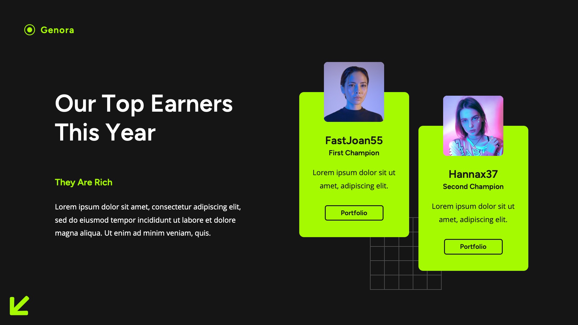 Genora - Metaverse Presentation Template PowerPoint, Presentation Templates